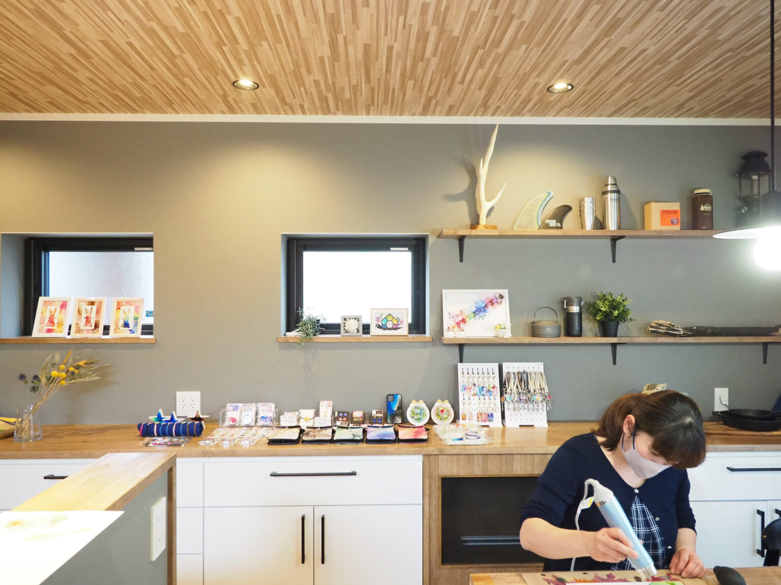 photos- アルコールインクアート｜ワークショップ - ALOHA100-新築デザイン住宅