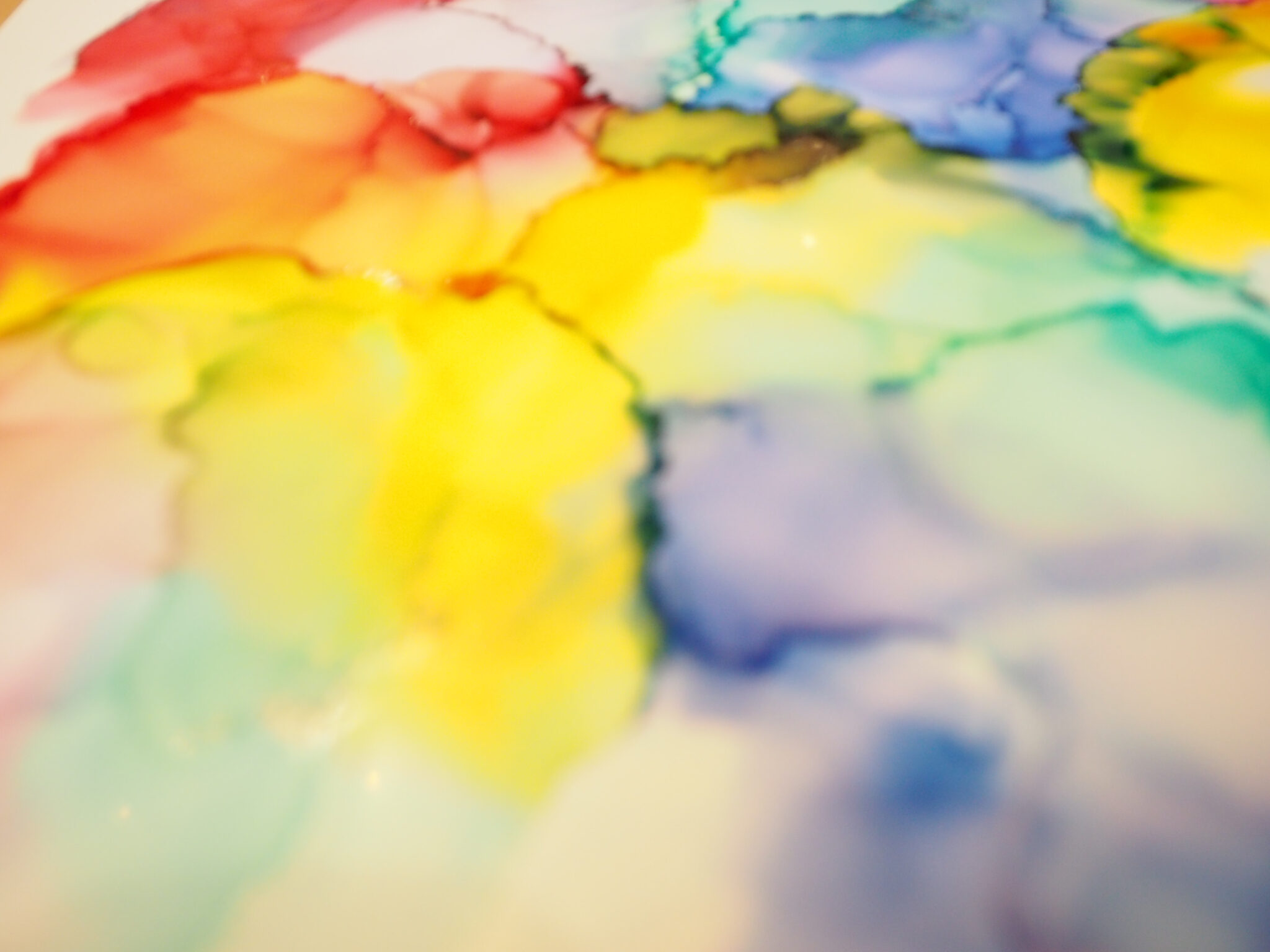 photos- アルコールインクアート｜ワークショップ - ALOHA100-新築デザイン住宅