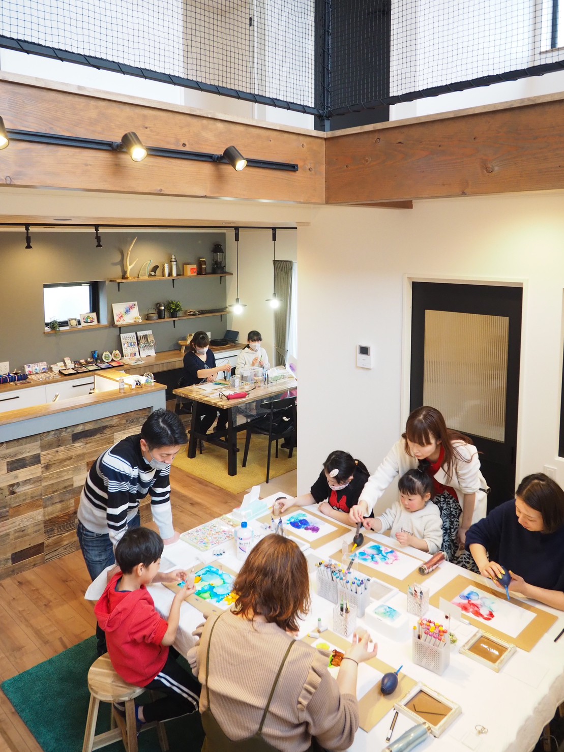 photos- アルコールインクアート｜ワークショップ - ALOHA100-新築デザイン住宅